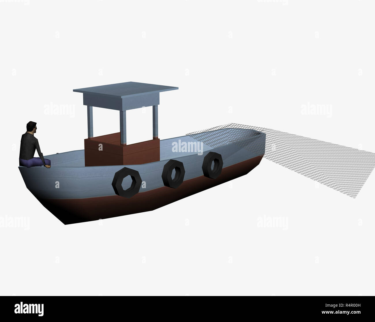 Trawler Cut Out Stock Images & Pictures - Alamy