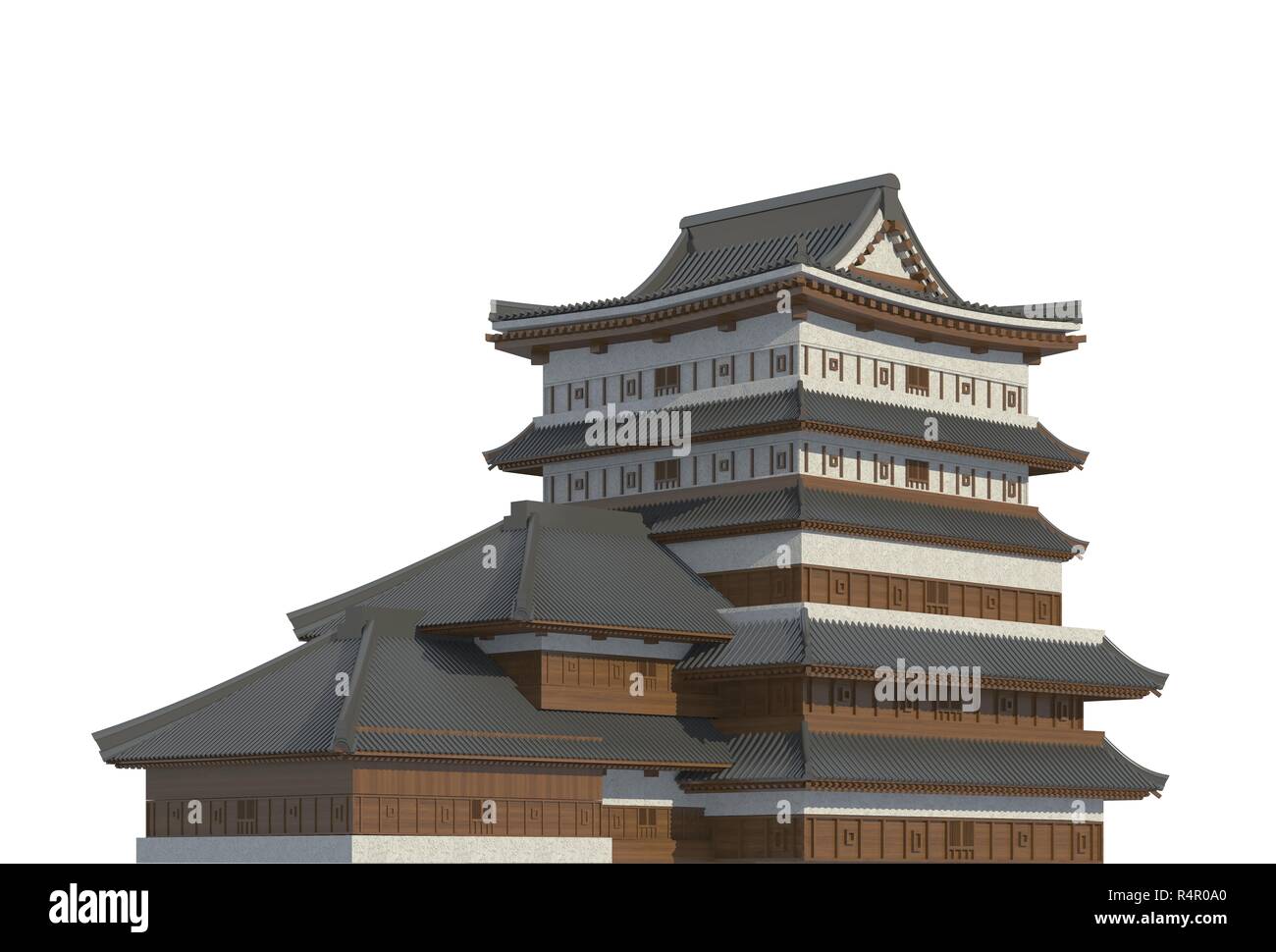 Japanese building house roof hi-res stock photography and images - Alamy