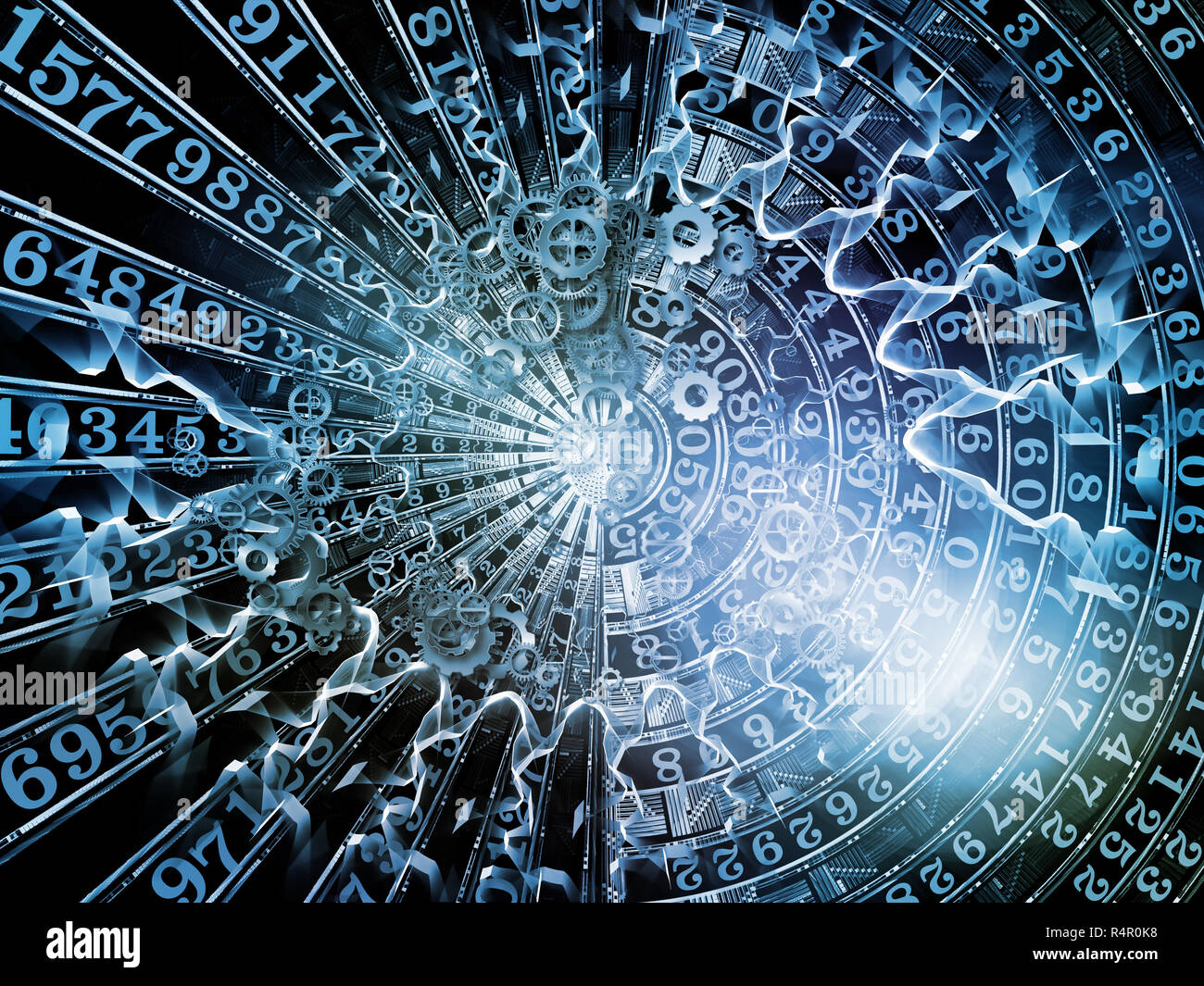 Secrets of World of Numbers Stock Photo - Alamy