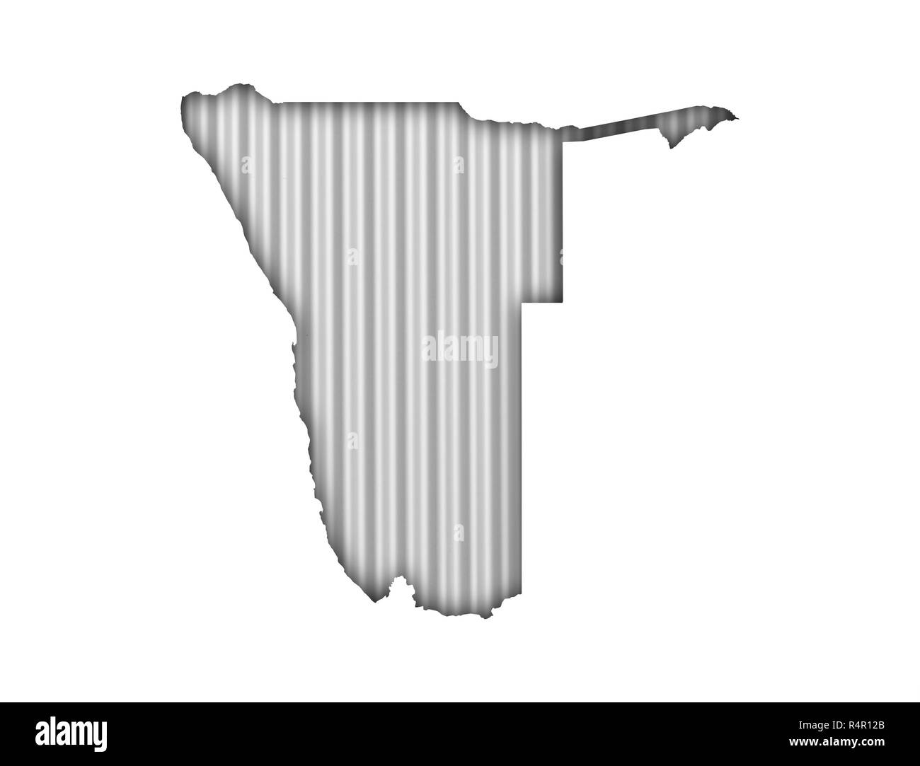 Namibia map Black and White Stock Photos & Images - Alamy