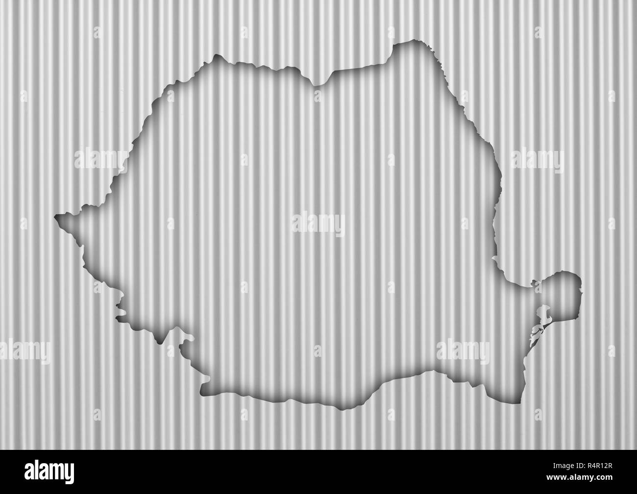 Map of romania on texture hi-res stock photography and images - Alamy