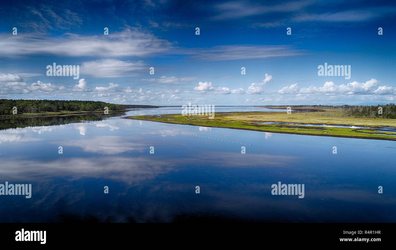 Aerial Photography of Marshland Stock Photo - Alamy