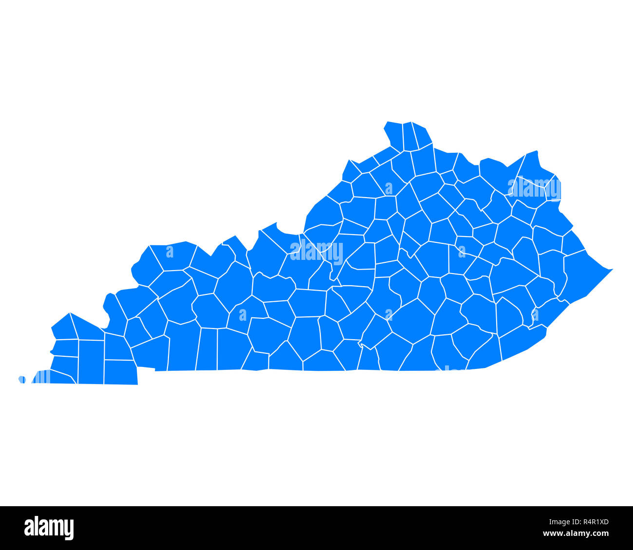 map of kentucky Stock Photo - Alamy