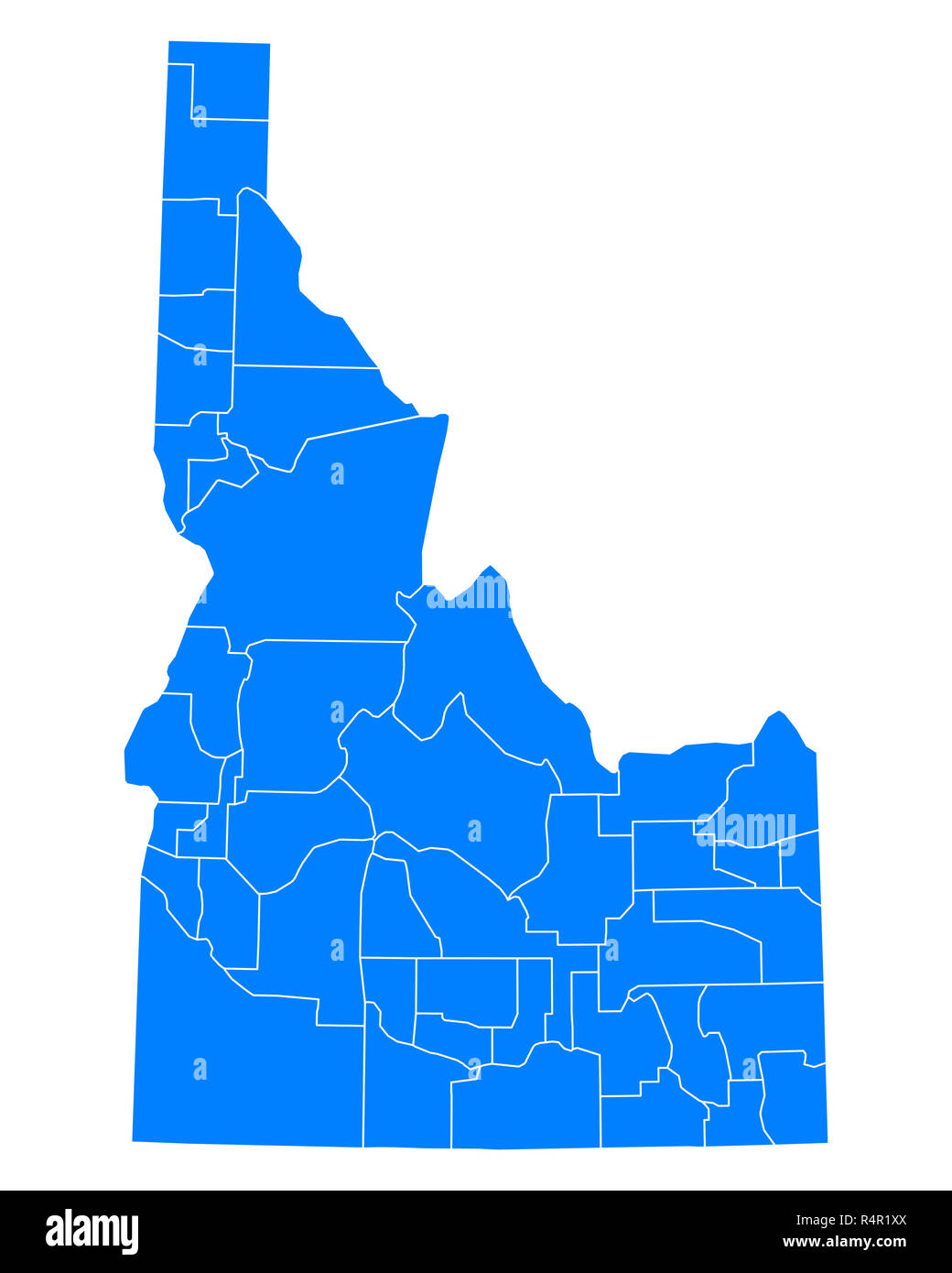 map of idaho Stock Photo - Alamy