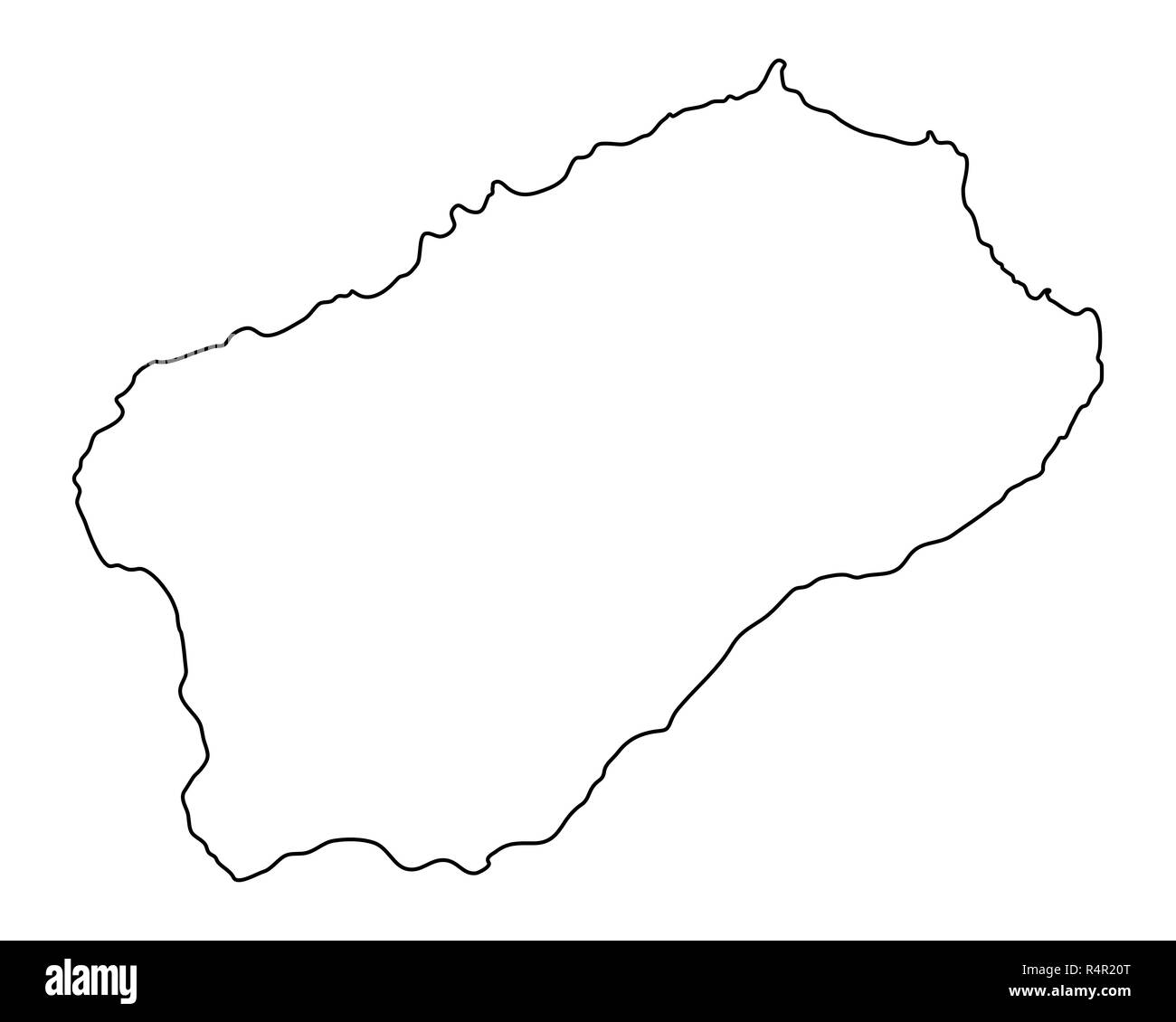 map of santo antao Stock Photo - Alamy