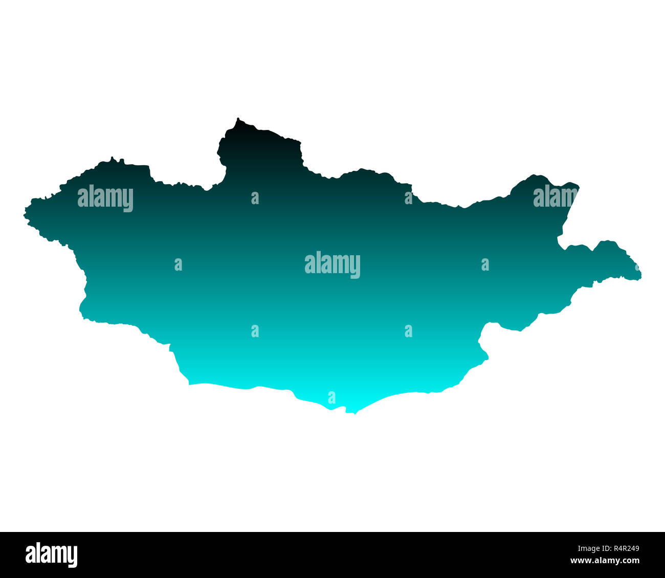 map of mongolia Stock Photo - Alamy