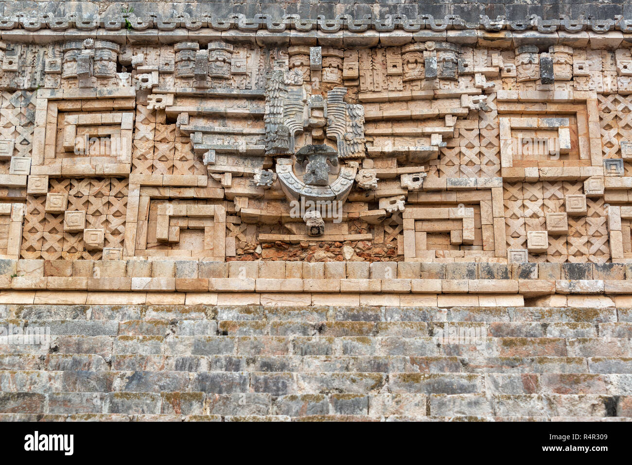 Details of Uxmal Stock Photo - Alamy