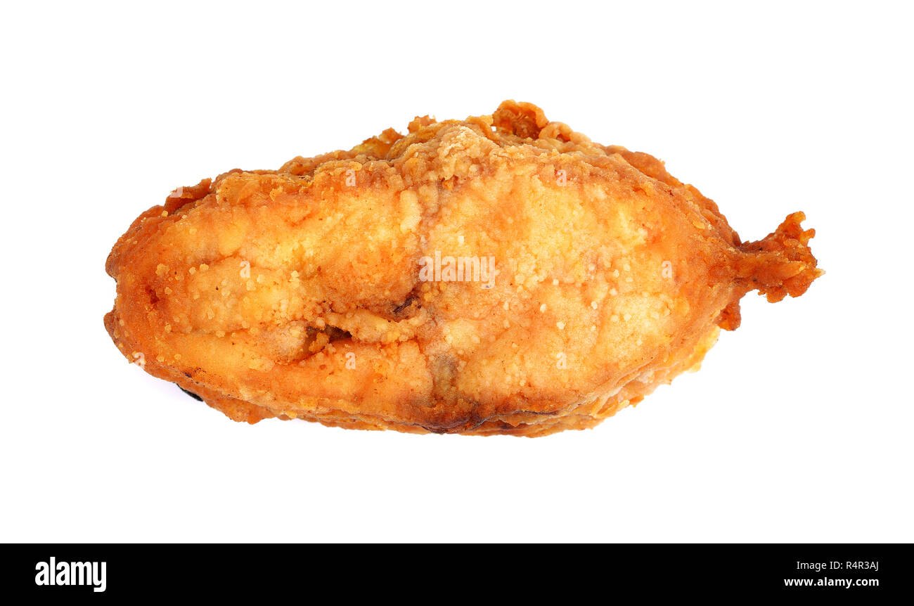 fried fish isolated in white background Stock Photo - Alamy