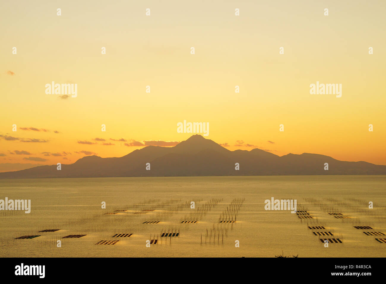 Net for Seaweed in Shioya Fishing Port, Kumamoto Prefecture, Japan ...