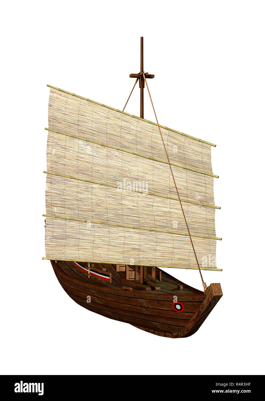 Sampan boat Cut Out Stock Images & Pictures - Alamy