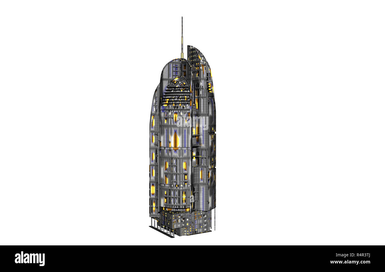 Residence skyscraper Cut Out Stock Images & Pictures - Alamy