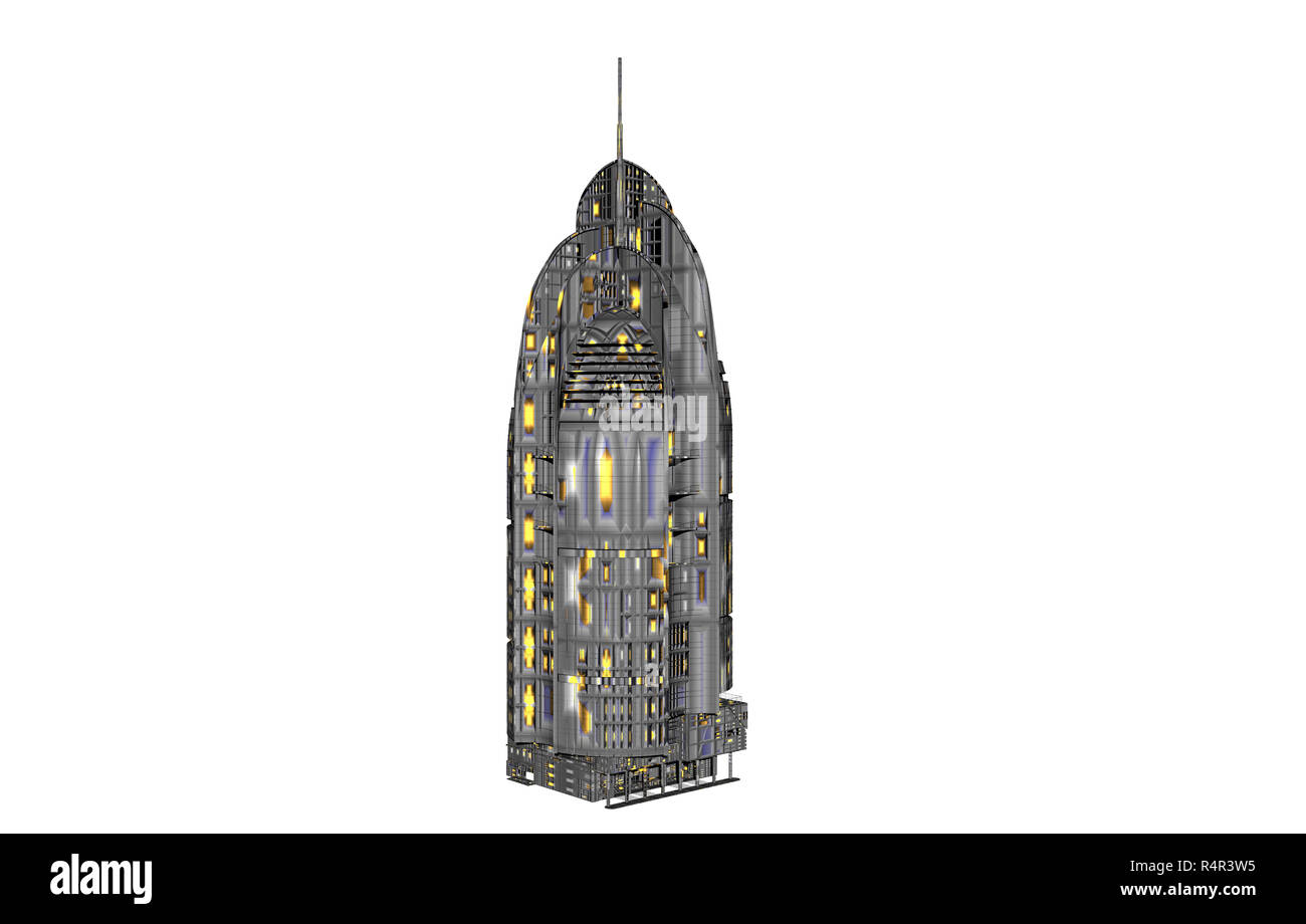 Residence skyscraper Cut Out Stock Images & Pictures - Alamy