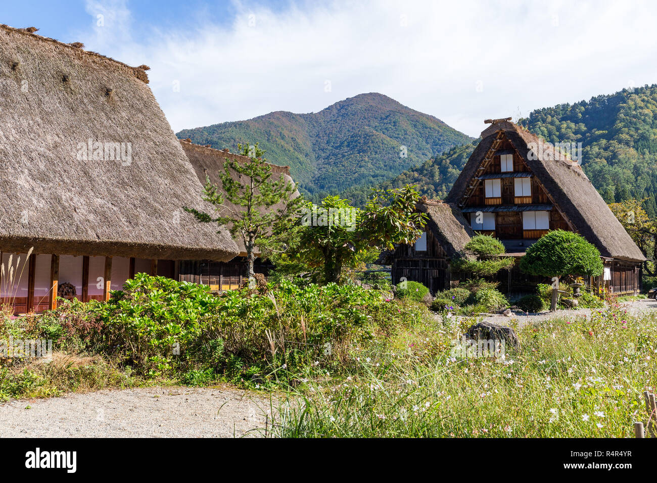 Gassho style house Stock Photo - Alamy