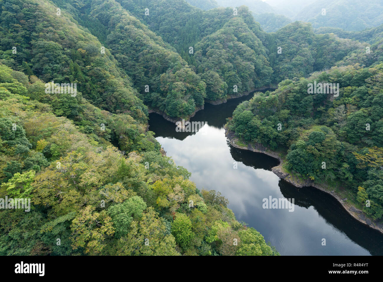 Japanese Ryujin Valley Stock Photo - Alamy
