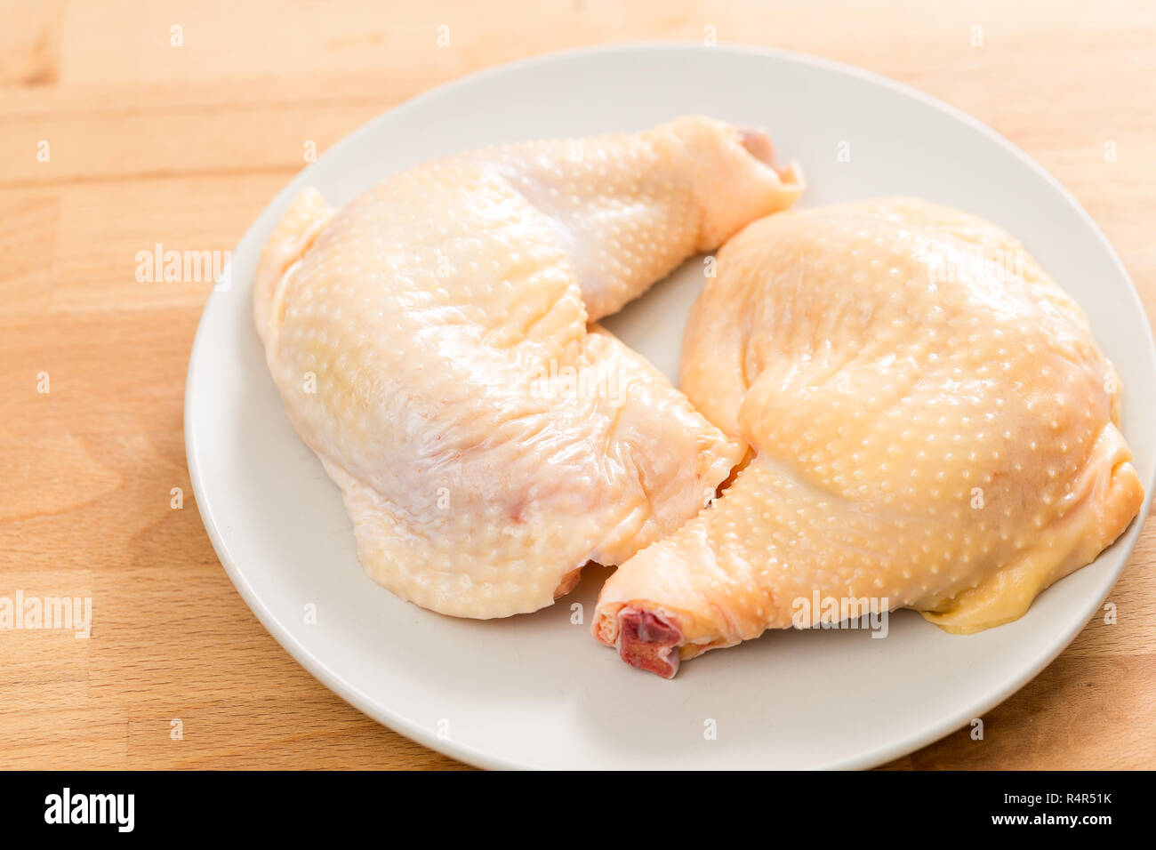 Chicken thigh texture hi-res stock photography and images - Alamy