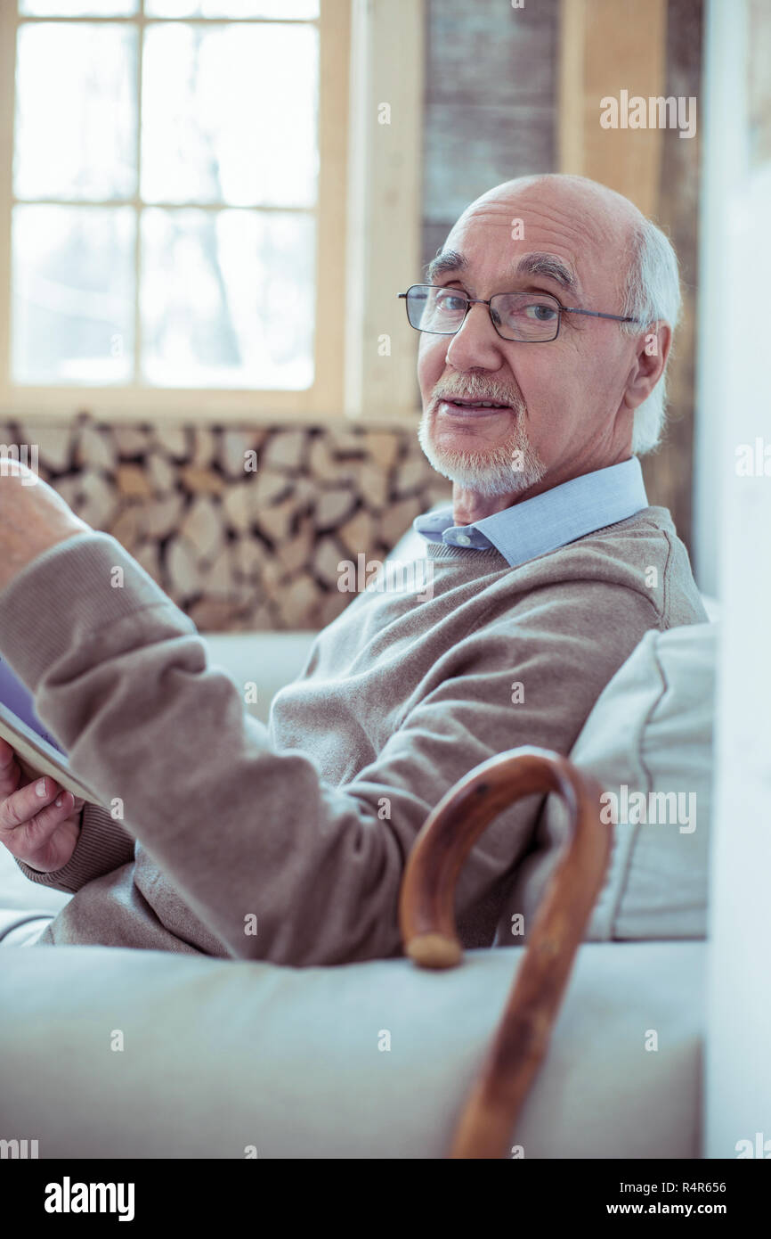 Portrait of retirement that having rest at home Stock Photo - Alamy