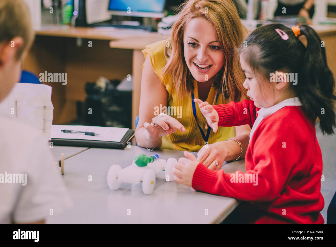 Testing A Physics Project Stock Photo - Alamy