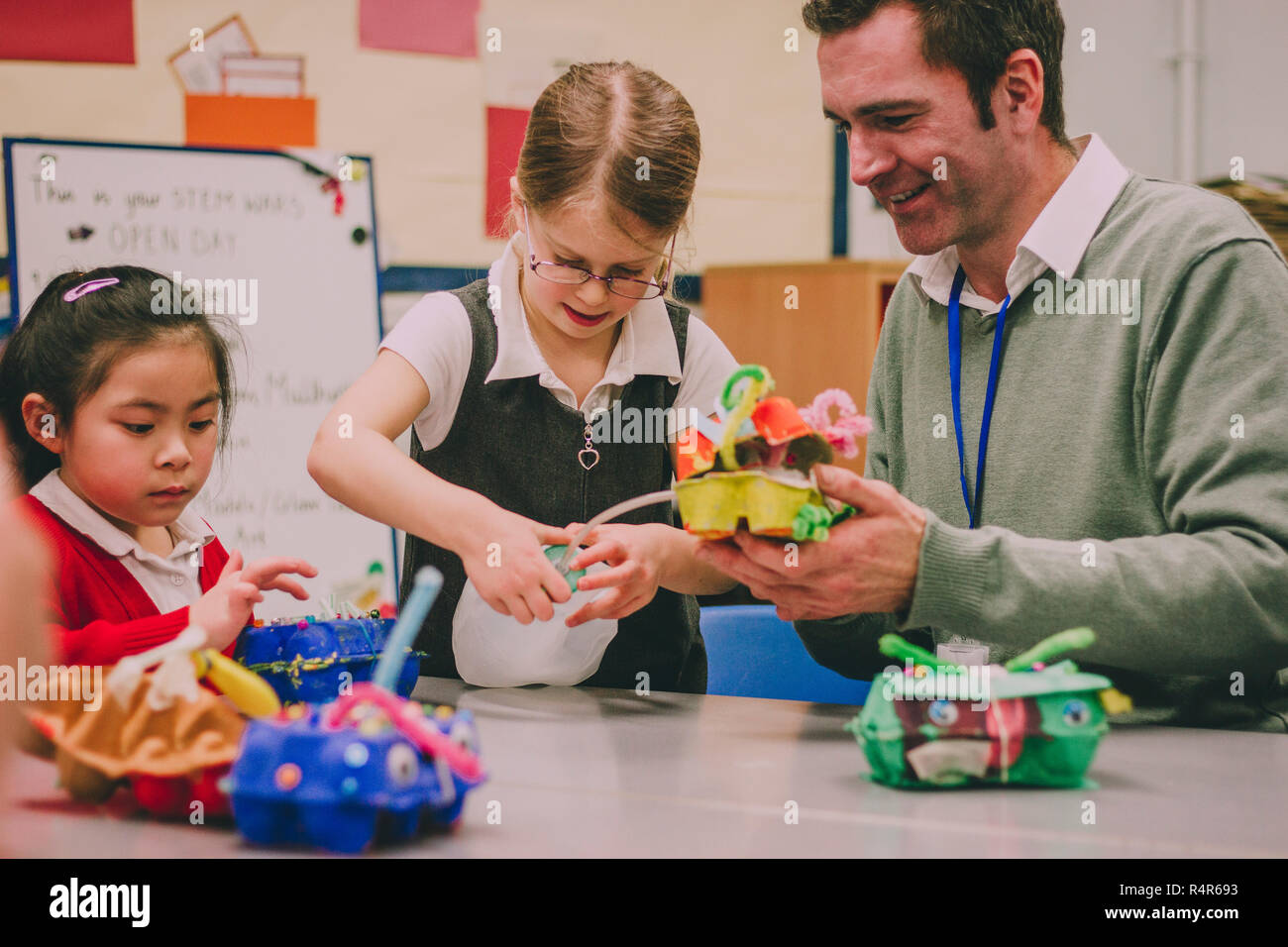 STEM Project In School Stock Photo - Alamy