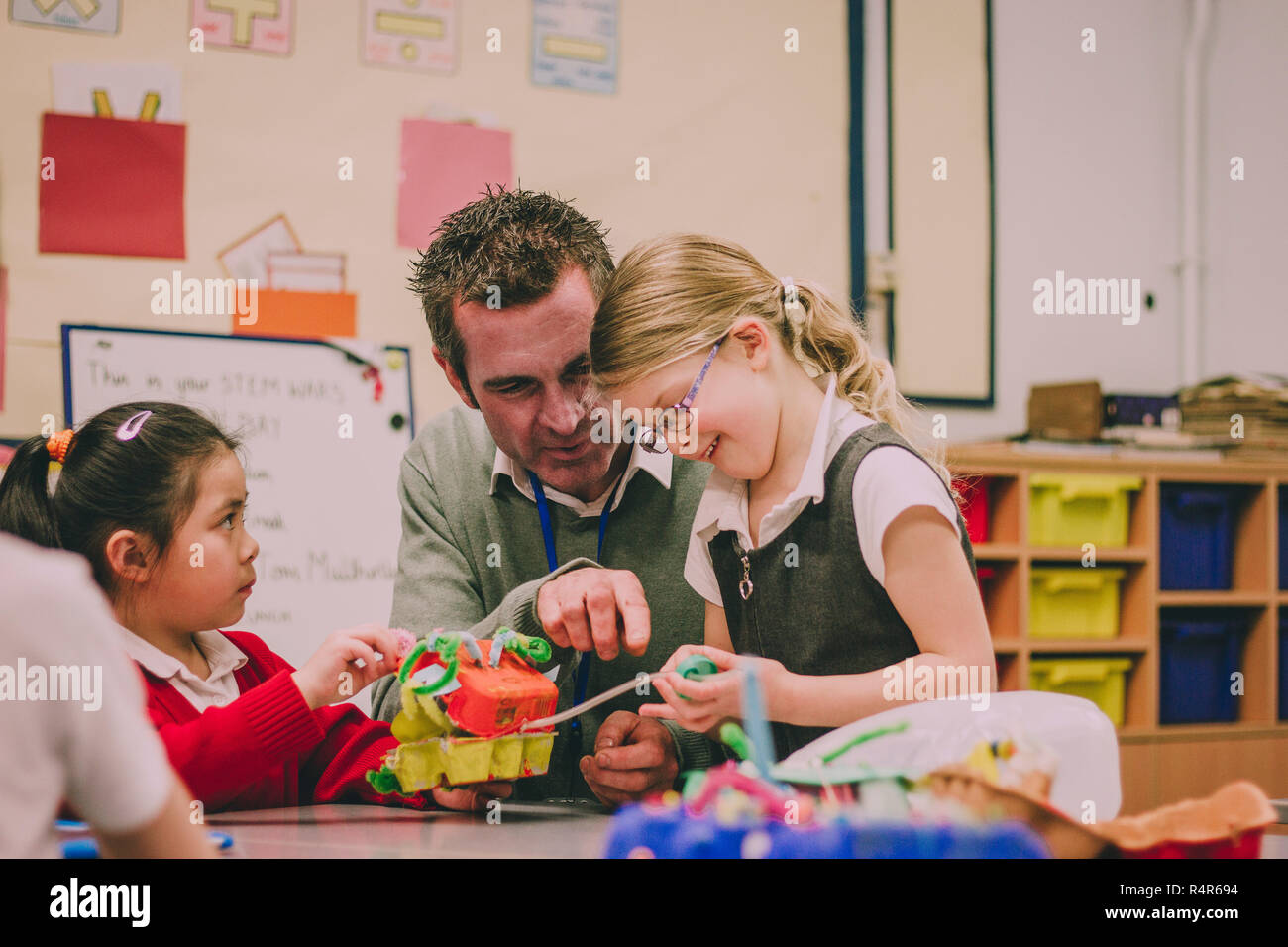 STEM Project In School Stock Photo - Alamy