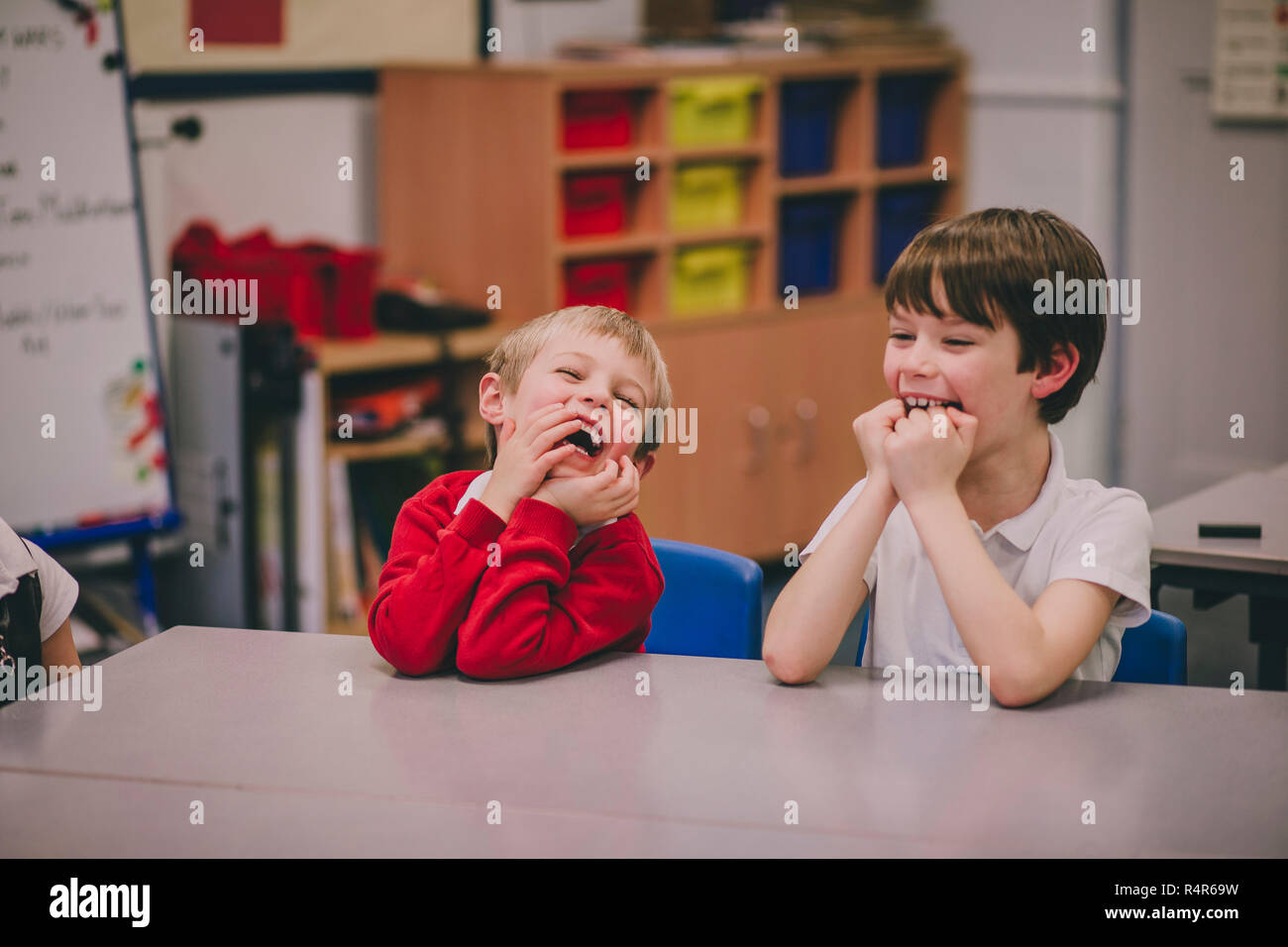 Fun At School Stock Photo - Alamy