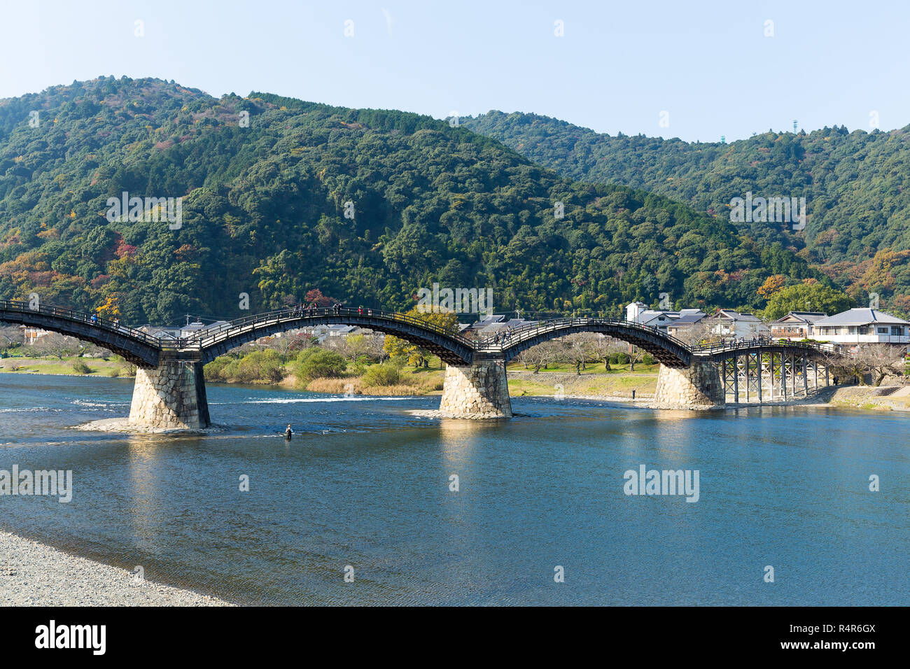 Traditional Japanese Kintai Bridge Stock Photo - Alamy