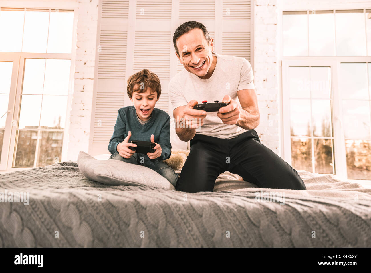 Child beating parent hi-res stock photography and images - Alamy