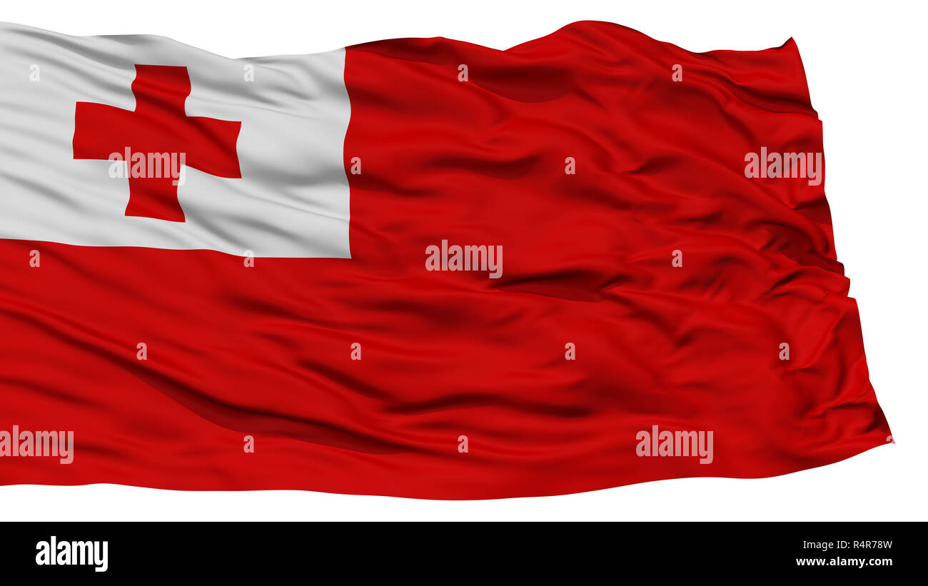 Isolated Tonga Flag Stock Photo - Alamy
