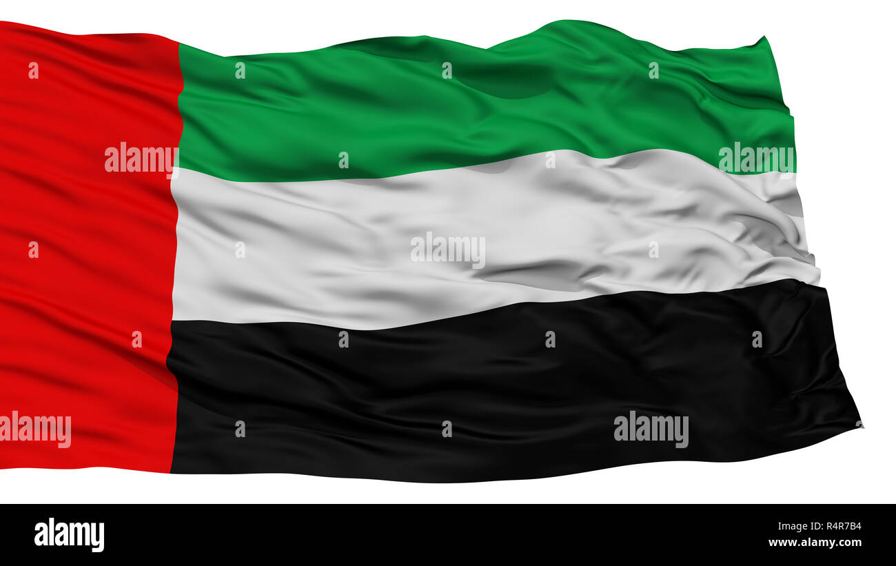 Isolated United Arab Emirates Flag Stock Photo - Alamy