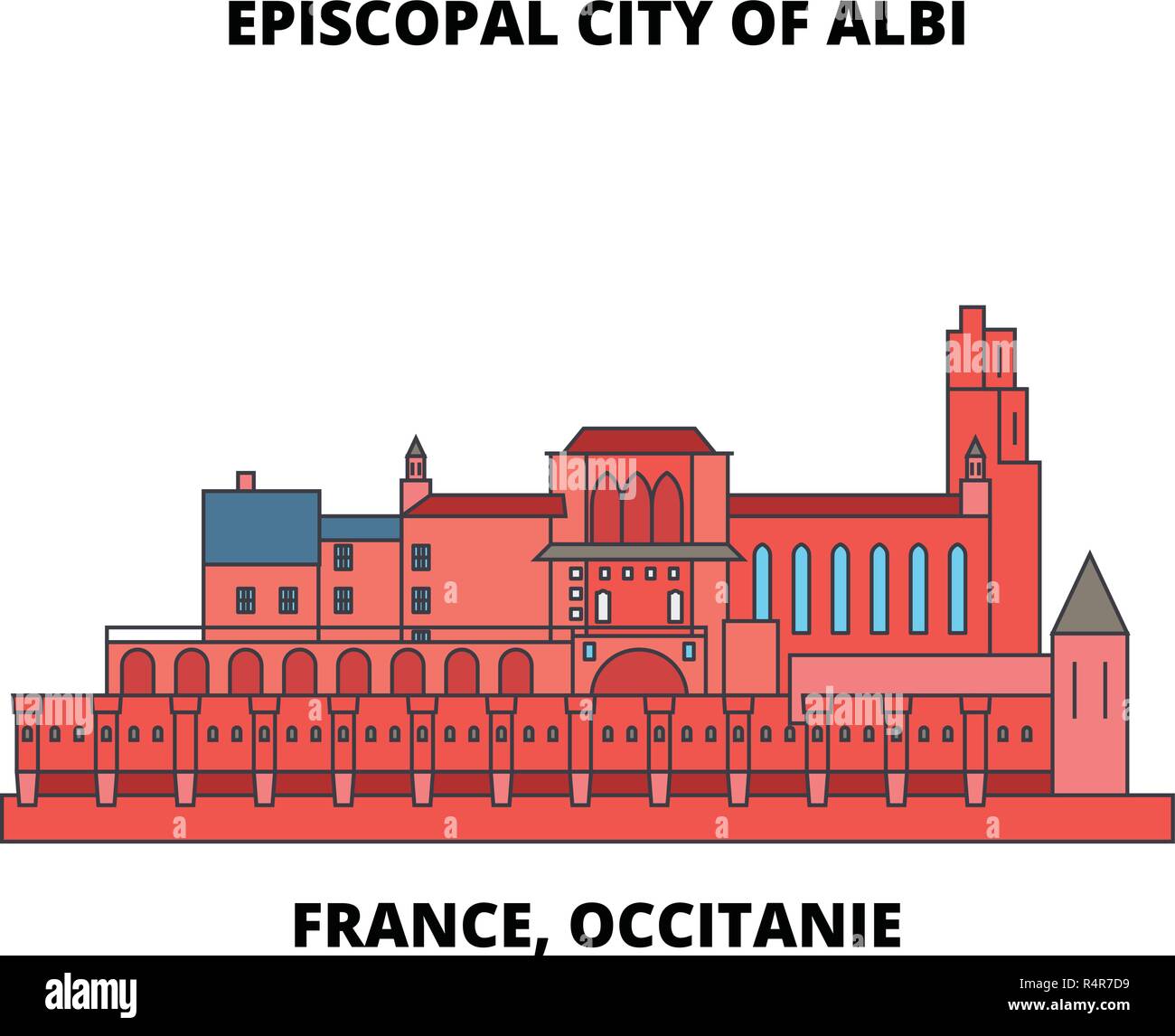 Unesco site france Stock Vector Images - Alamy