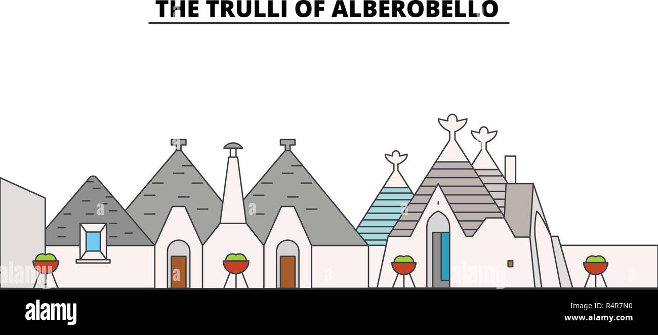 Trulli design Stock Vector Images - Alamy