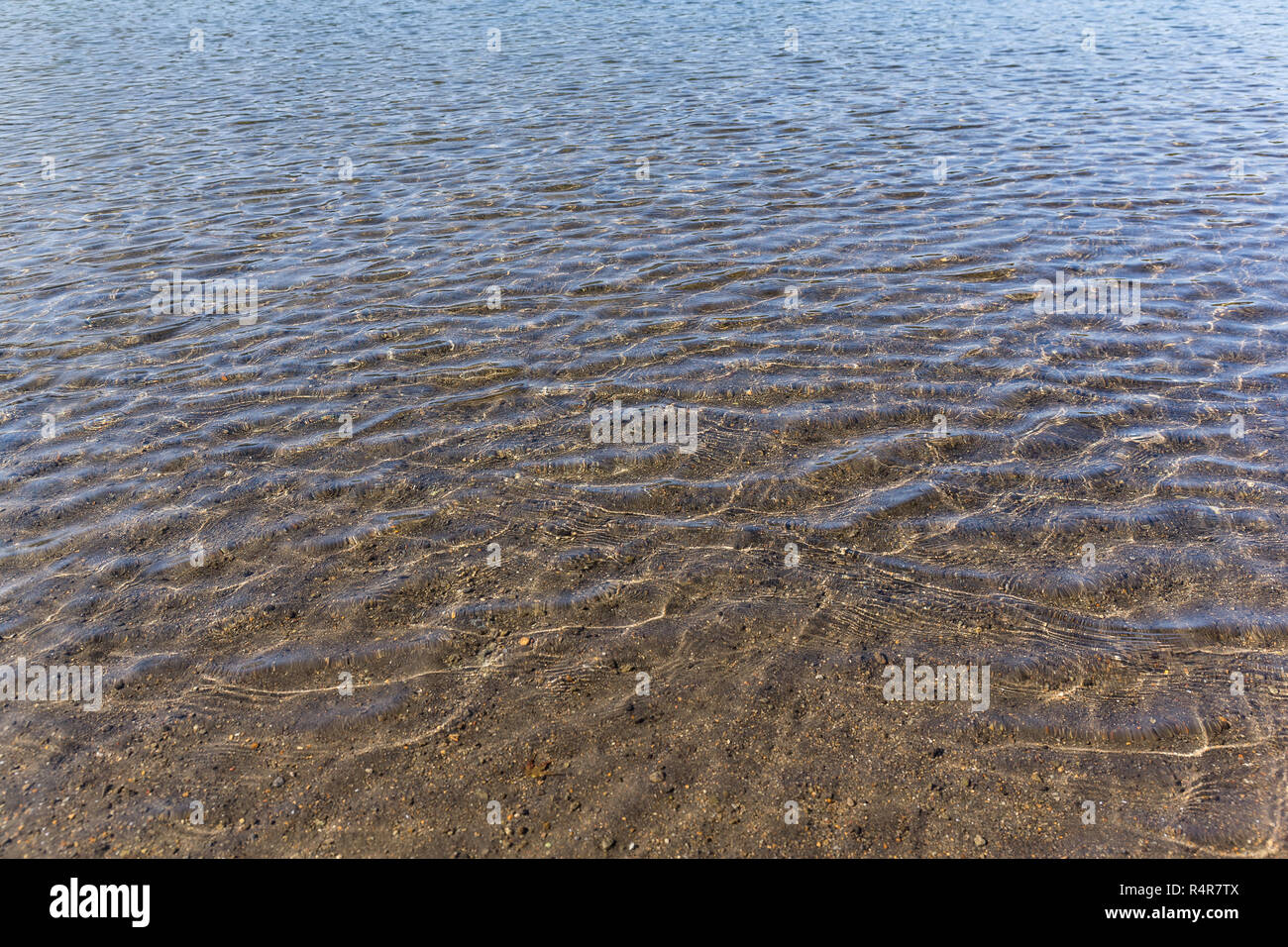 Lake wave ripple Stock Photo - Alamy
