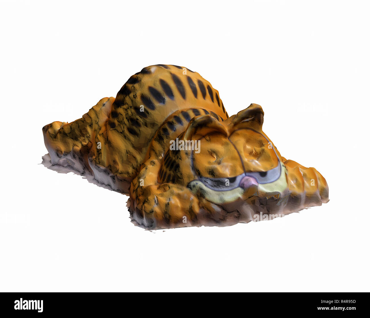lazy cat isolated Stock Photo - Alamy