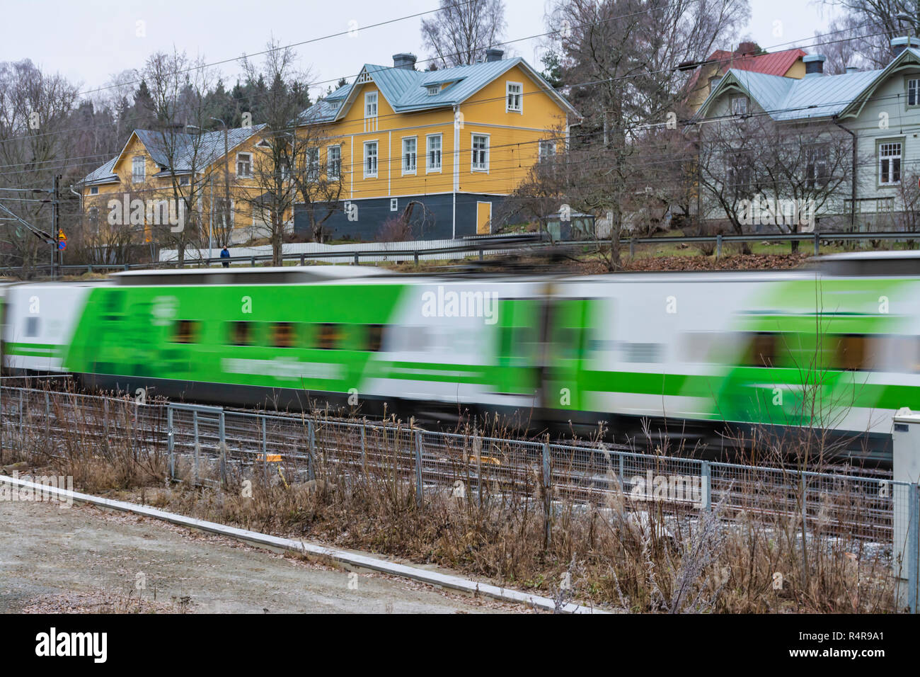 Train tracks without train hi-res stock photography and images - Alamy