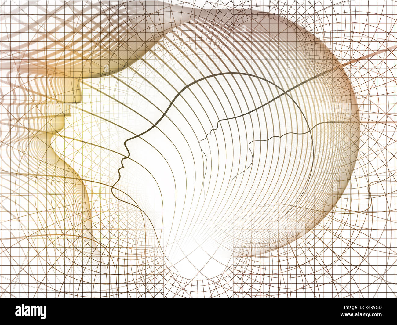 Soul Geometry Metaphor Stock Photo - Alamy