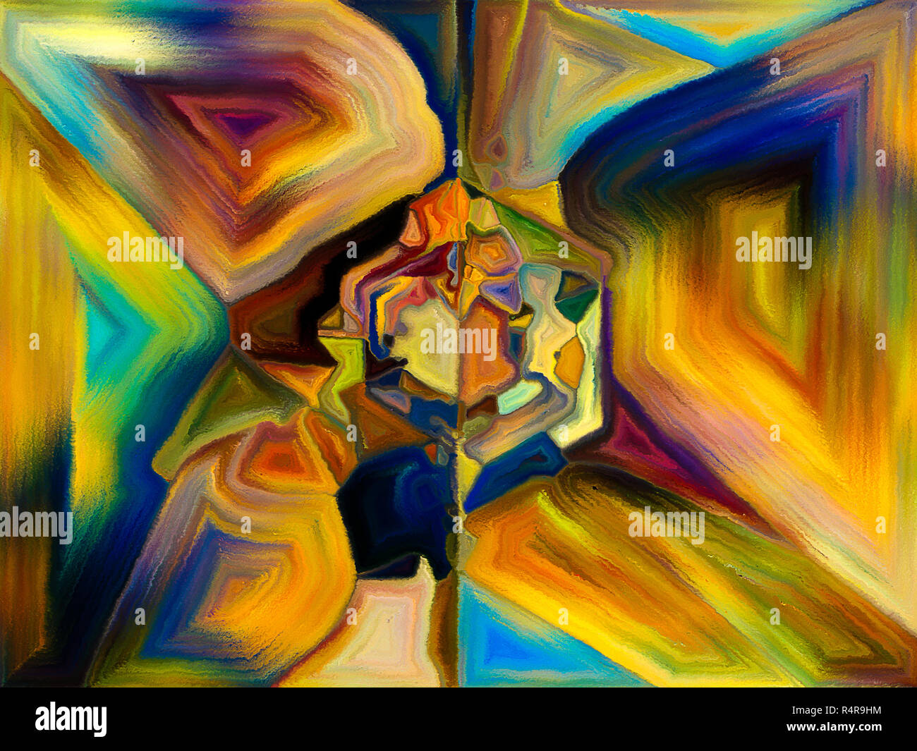 Abstract arrangement of fragmented shapes hi-res stock photography and ...
