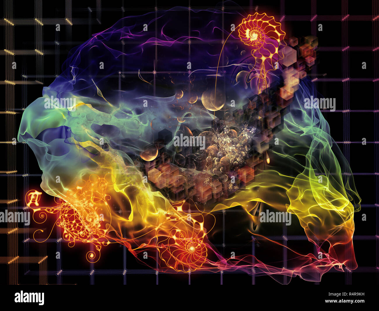 Magic of Math Visualization Stock Photo - Alamy