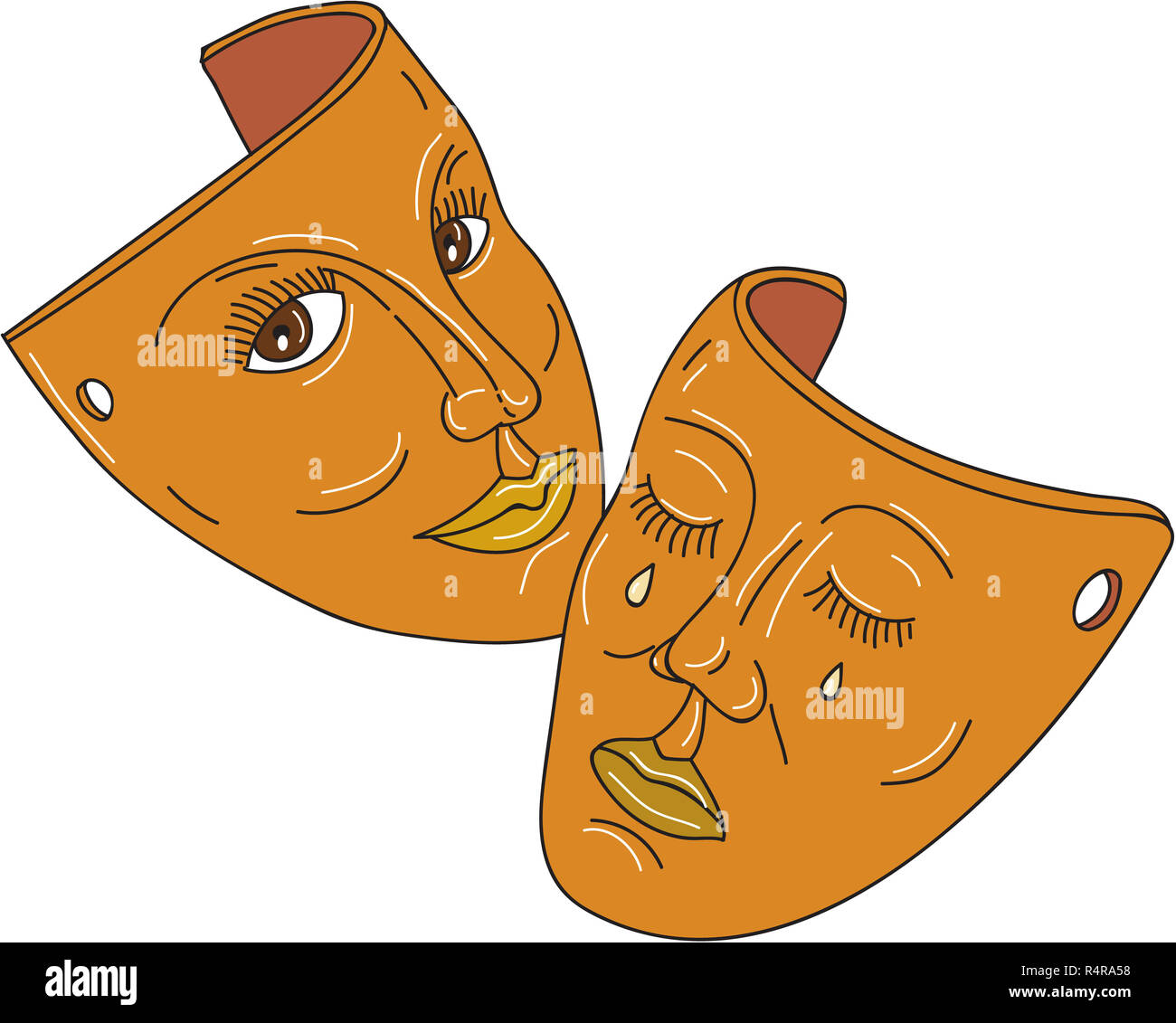 Greek Theater Masks Stock Photos & Greek Theater Masks Stock Images - Alamy