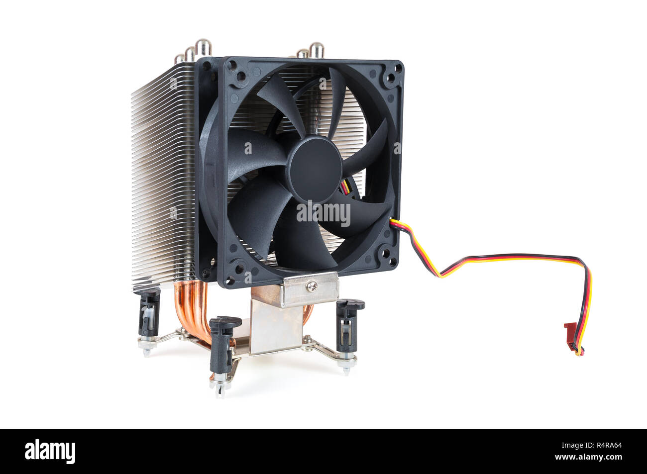 cpu cooler on white background Stock Photo - Alamy