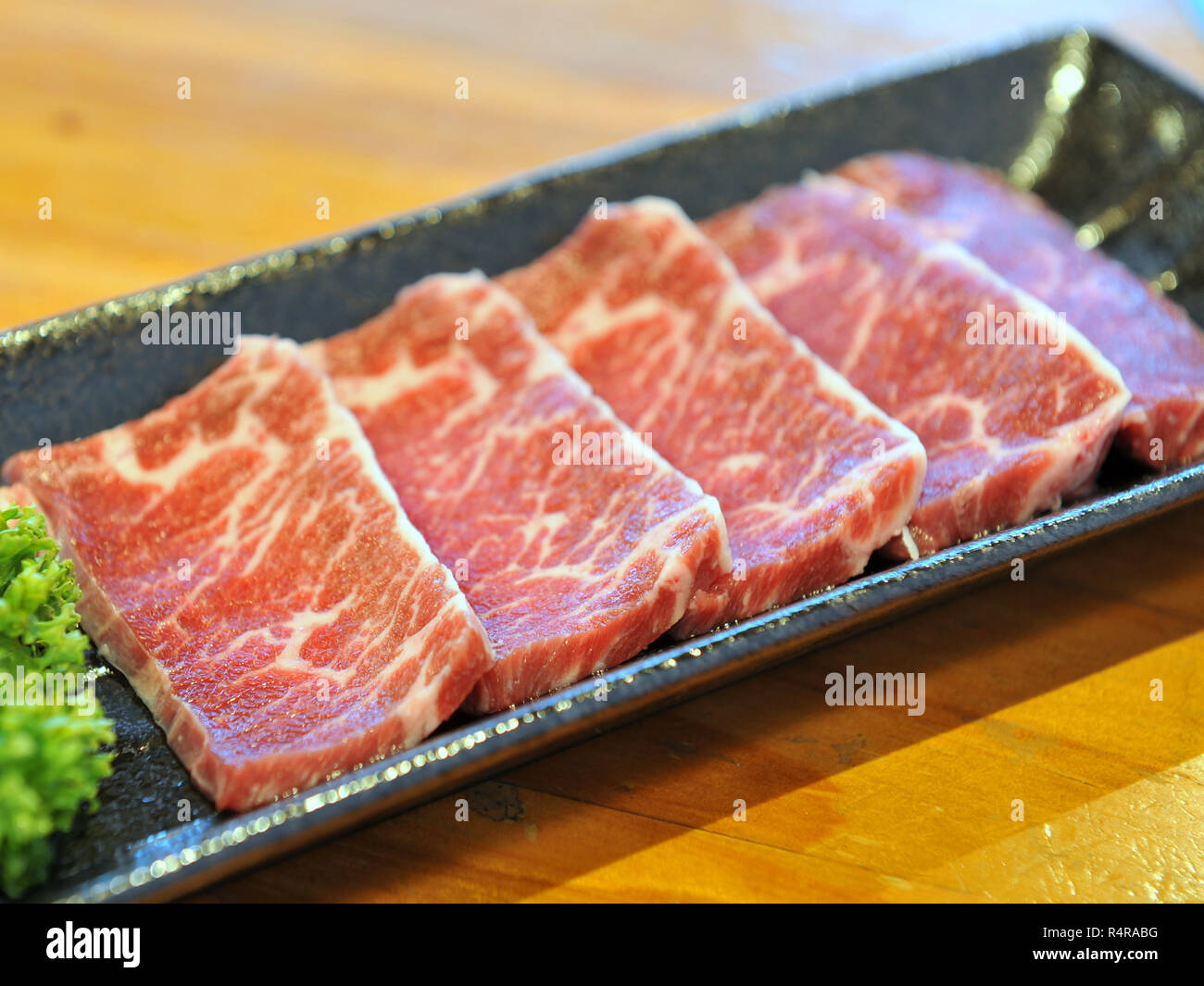 Prime beef sliced roast dinner on plate hi-res stock photography and ...