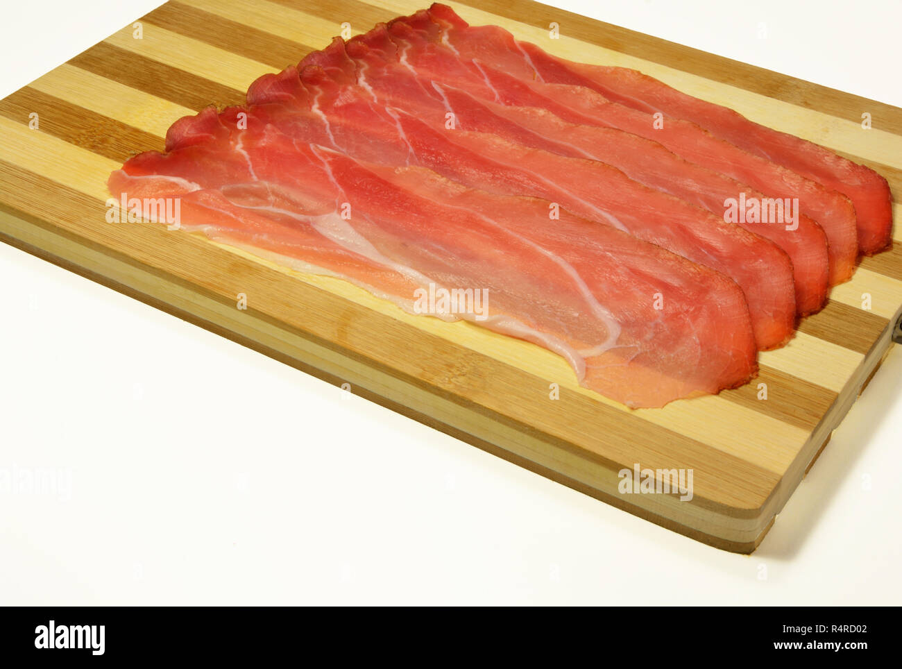 Italian speck smoked prosciutto hi-res stock photography and images - Alamy