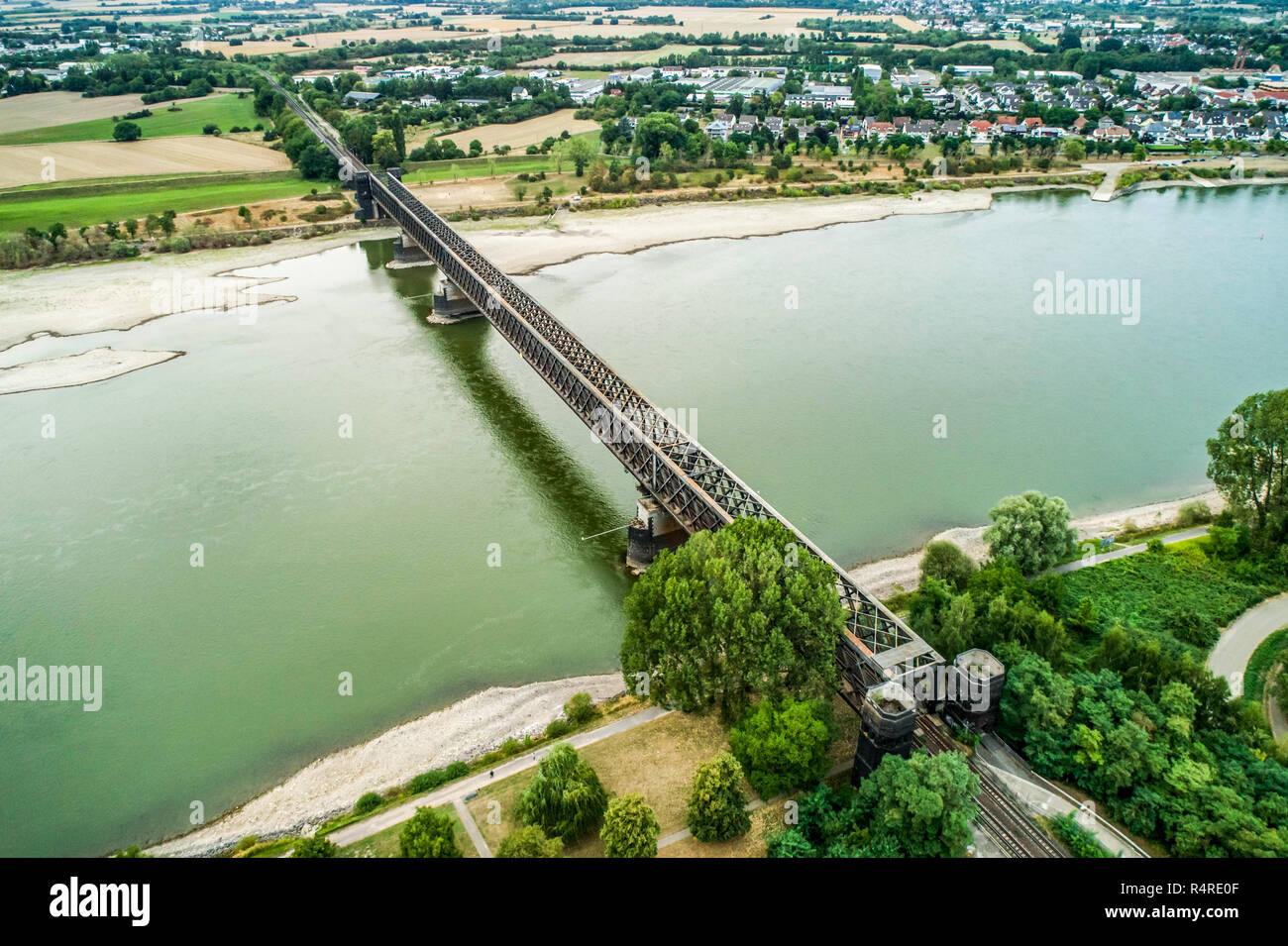 River rhine germany ship train hi-res stock photography and images - Alamy