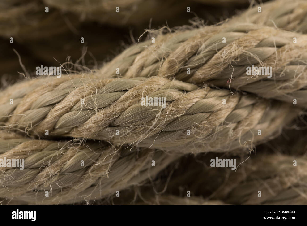 Old rope close up Stock Photo - Alamy
