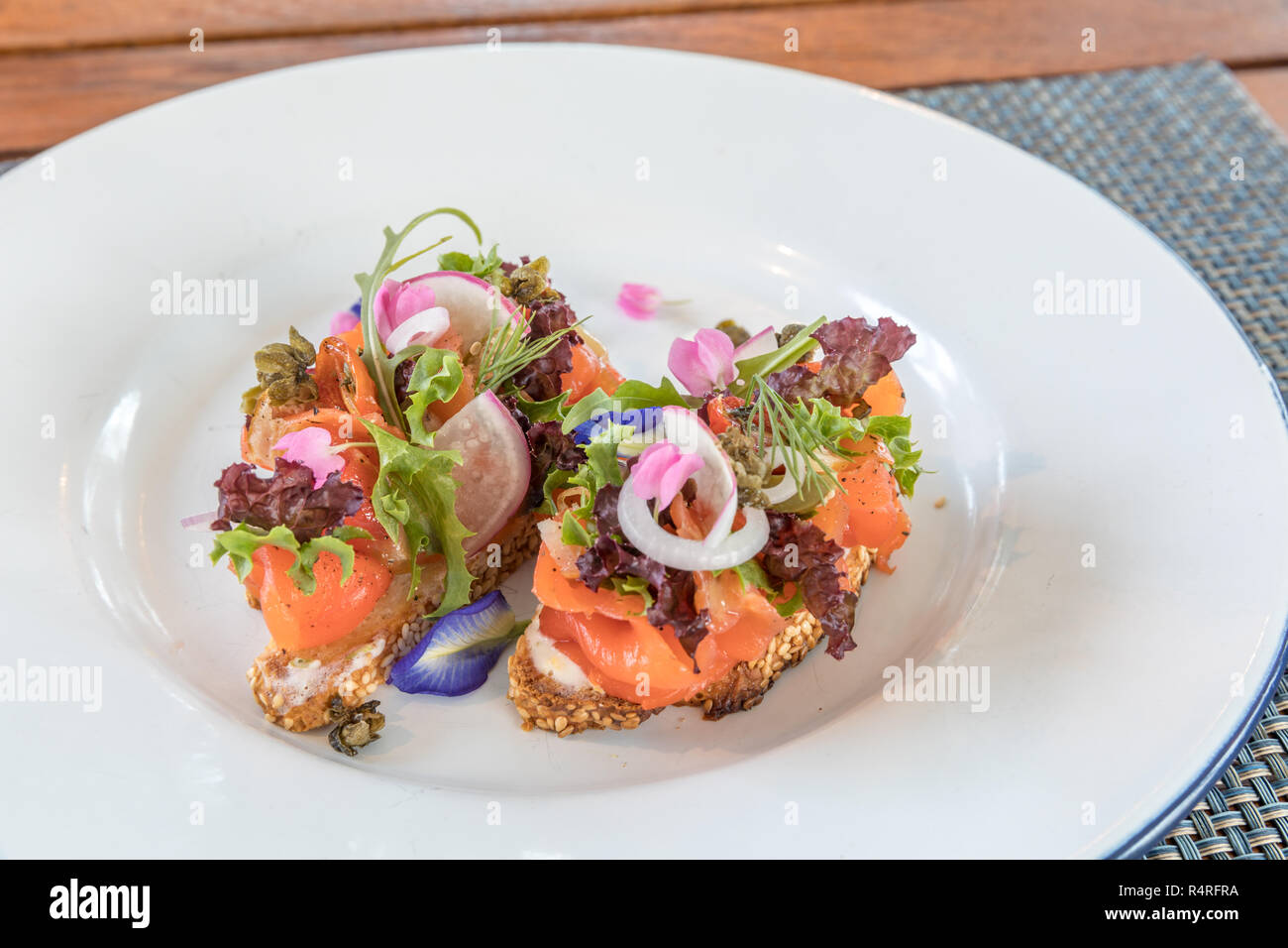 smoked salmon Canape Stock Photo - Alamy smoked salmon Canape Stock Photo - Alamy