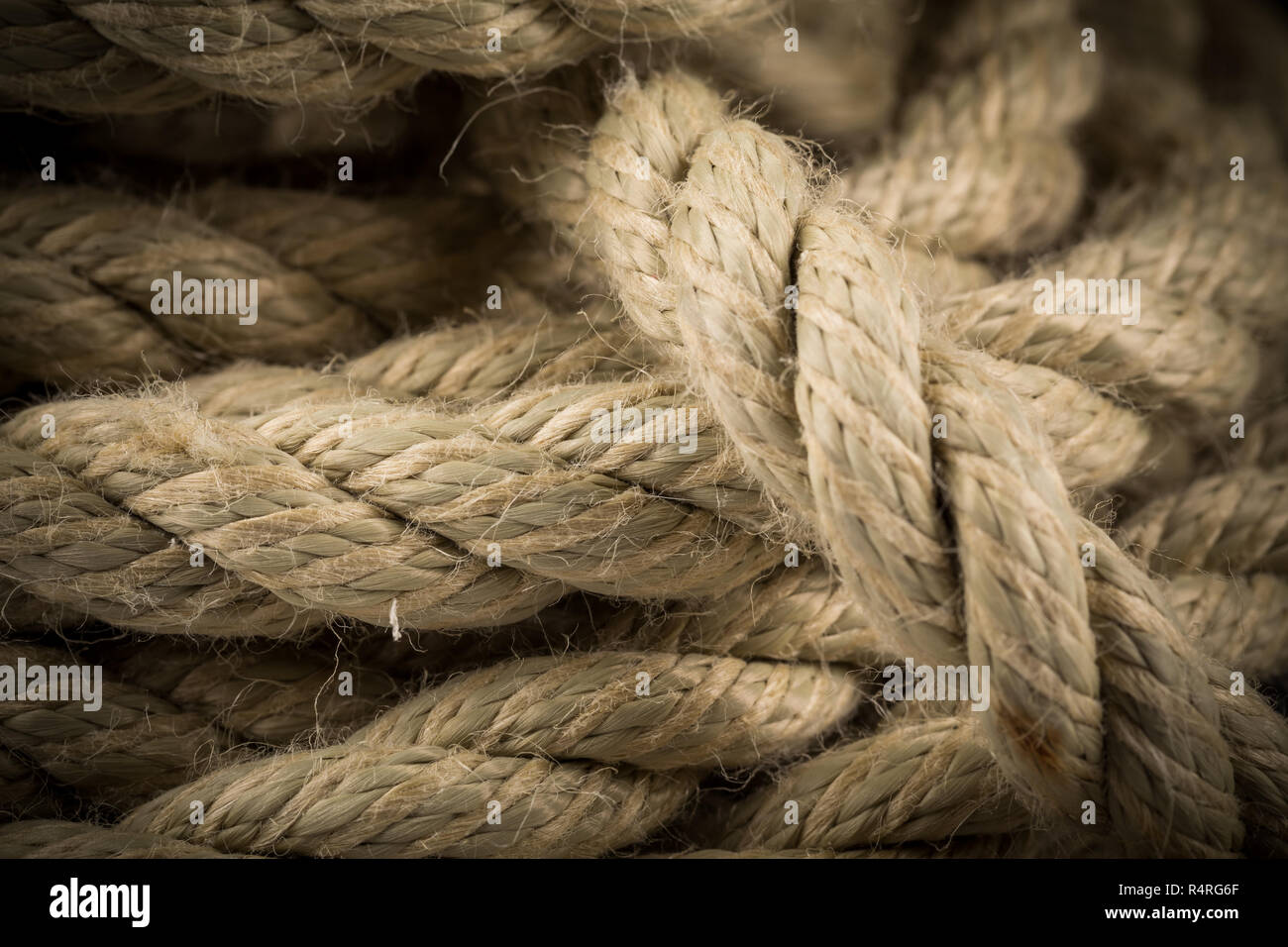 Old rope close up Stock Photo - Alamy