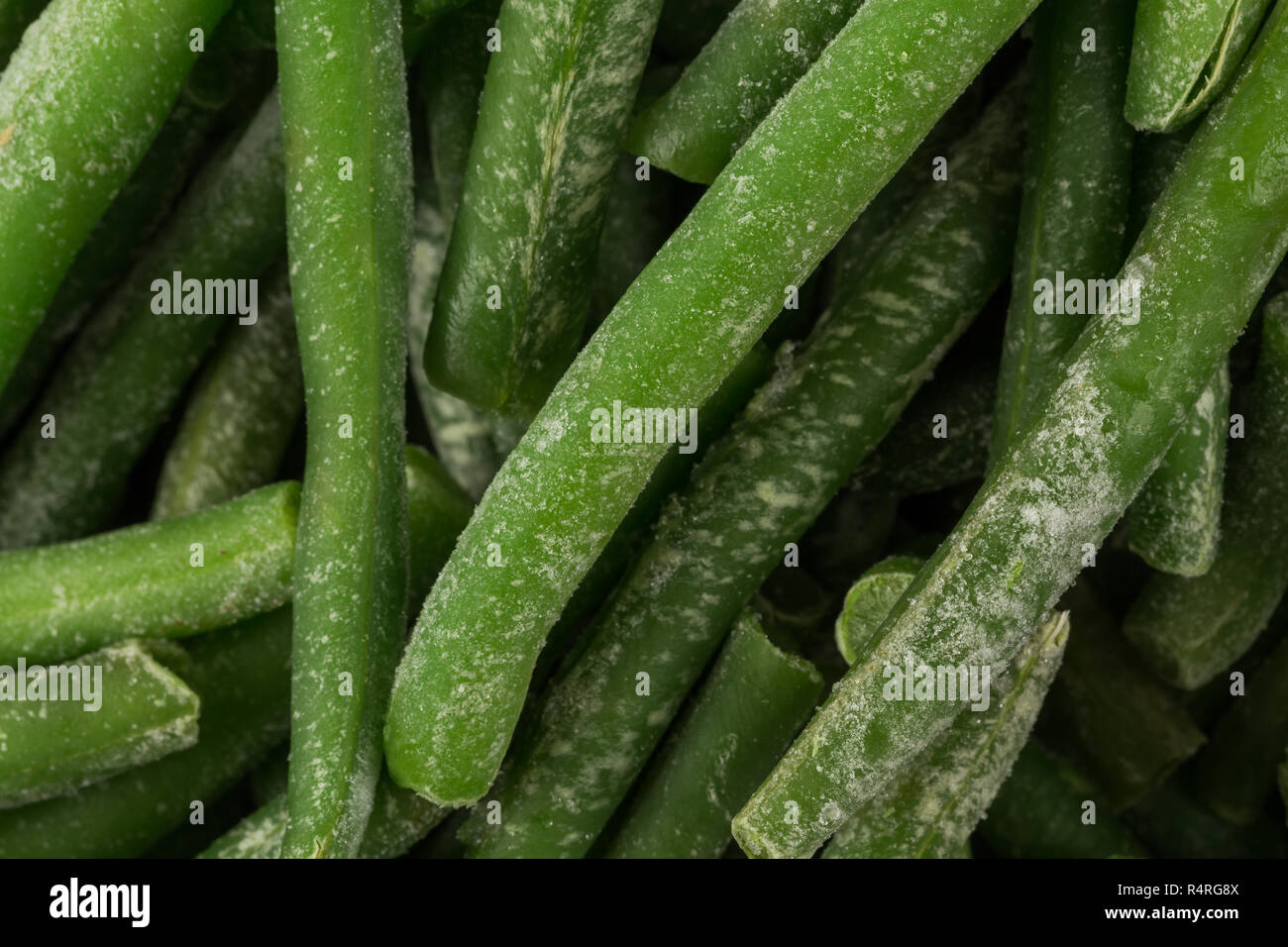 Frozen cut green beans vegetable Stock Photo - Alamy