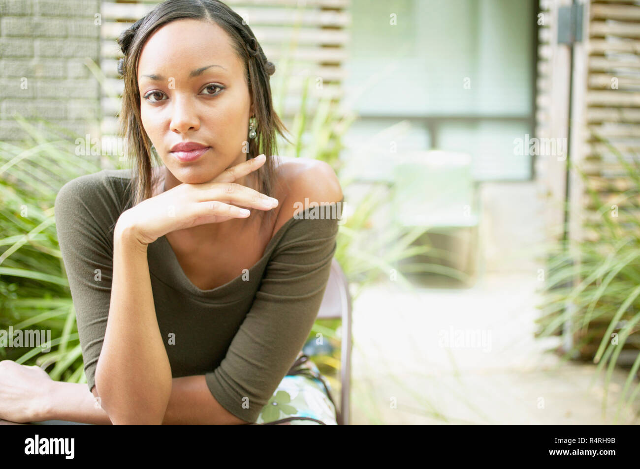African american outdoor seating hi-res stock photography and images ...