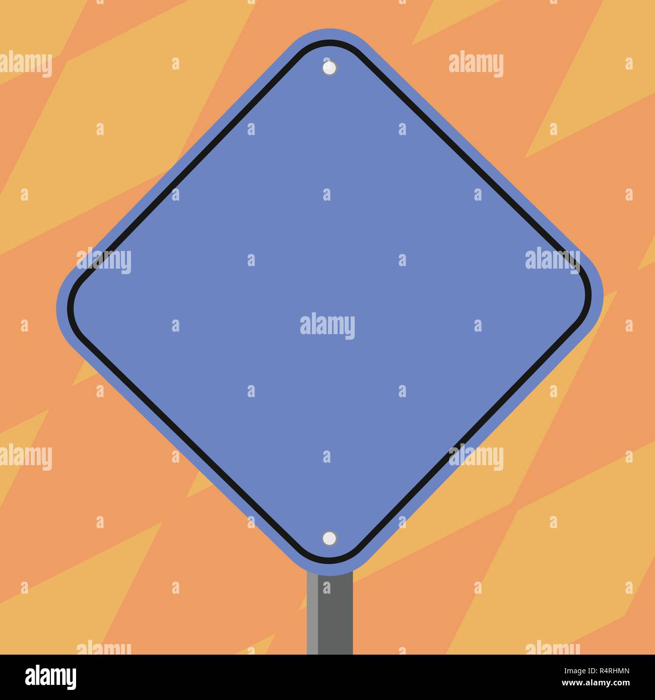 Diamond shape hazard symbol vector hi-res stock photography and images ...