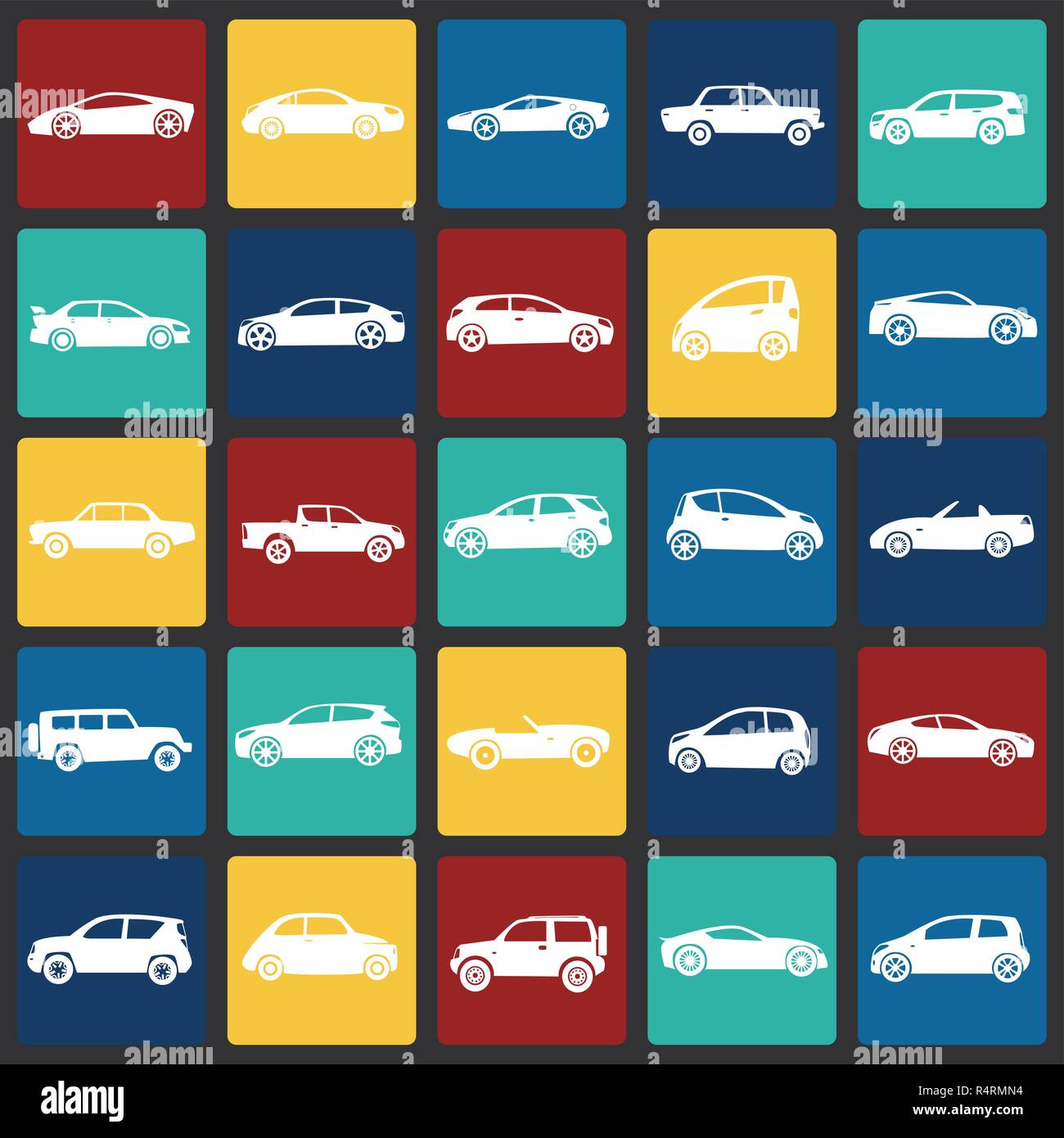 Classic car silhouette clipart hi-res stock photography and images - Alamy