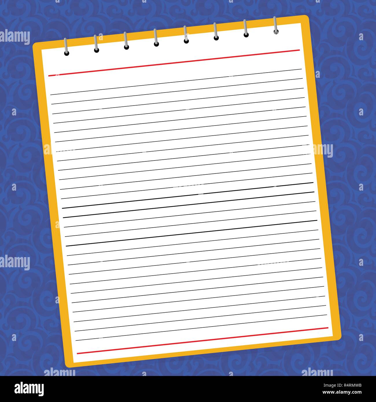 Blue watermark page design template hi-res stock photography and images ...