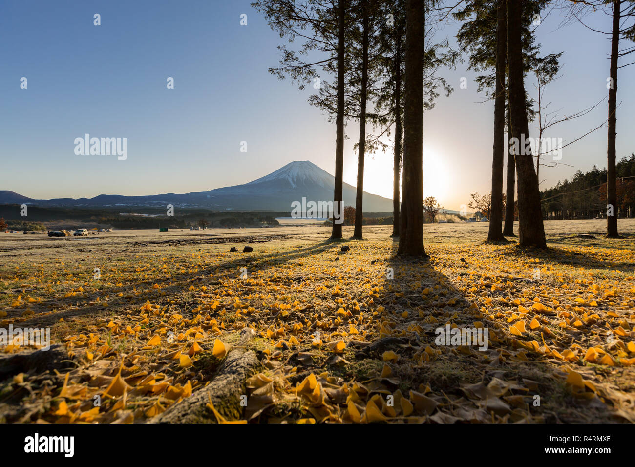 Mount Fuji Sunrise Stock Photo - Alamy